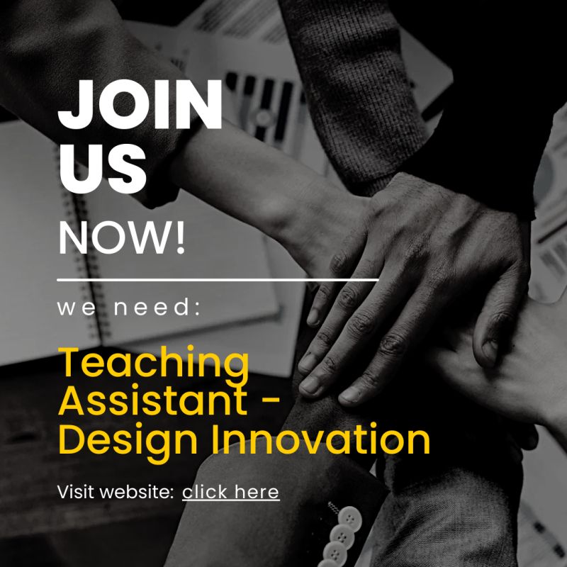 Job Offer: 𝐓𝐞𝐚𝐜𝐡𝐢𝐧𝐠 𝐀𝐬𝐬𝐢𝐬𝐭𝐚𝐧𝐭 𝐢𝐧 𝐃𝐞𝐬𝐢𝐠𝐧 𝐈𝐧𝐧𝐨𝐯𝐚𝐭𝐢𝐨𝐧 2025 – 𝐆𝐥𝐚𝐬𝐠𝐨𝐰 ...